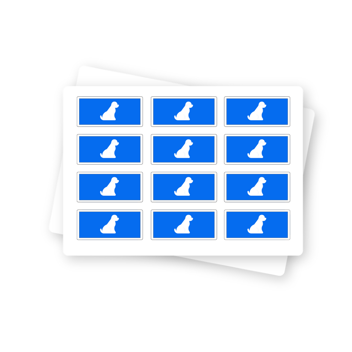 Rectangle A4 Sheet Labels – Print Pup Studio