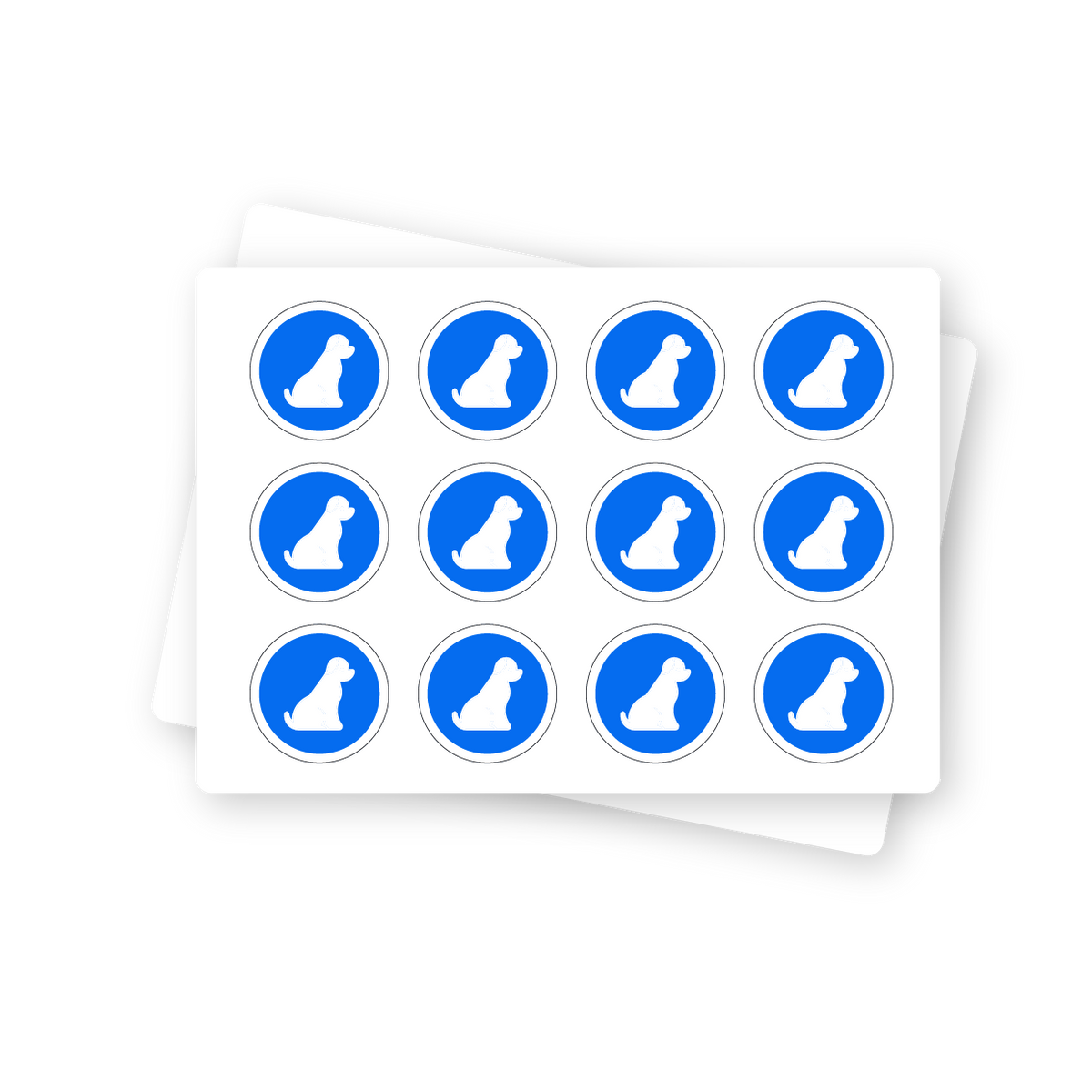 Round A4 Sheet Labels – Print Pup Studio